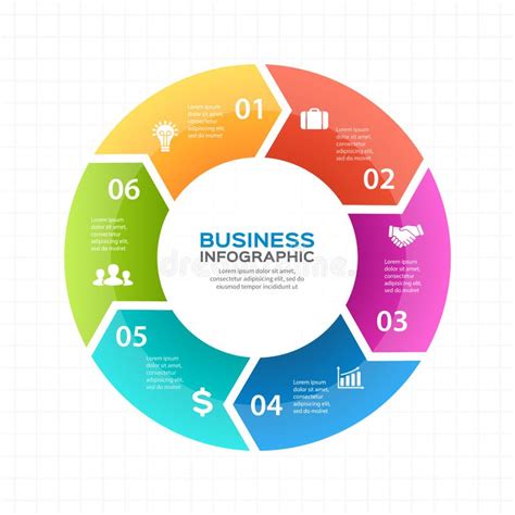 Vector Circle Arrows Infographic Diagram Graph Presentation Chart