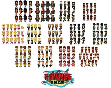 Total Drama Revenge Of The Island Cast Done By Swsu Master On Deviantart