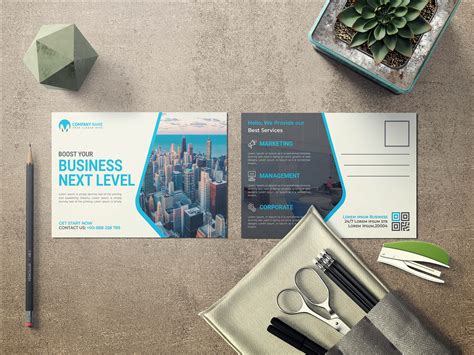Business Postcard Design Template On Behance