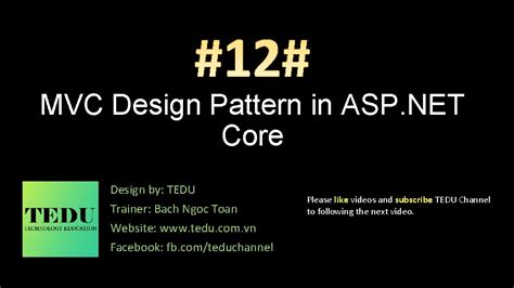 mvc design pattern in asp net core design