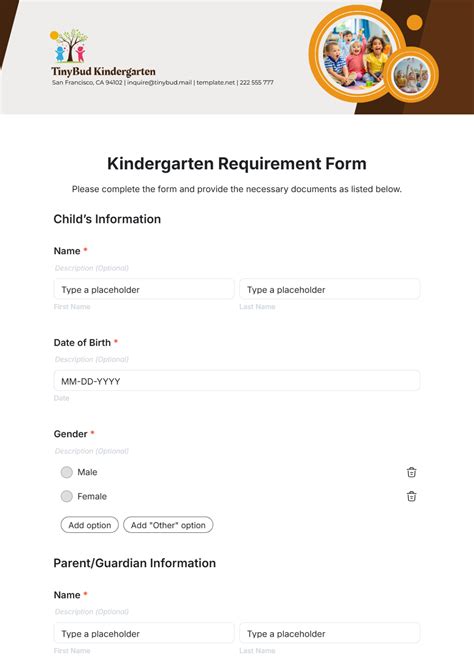 Free Kindergarten Templates To Edit Online