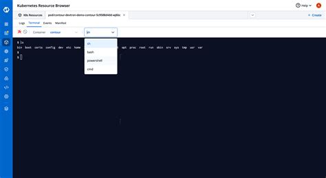Kubernetes Dashboard For Application Management