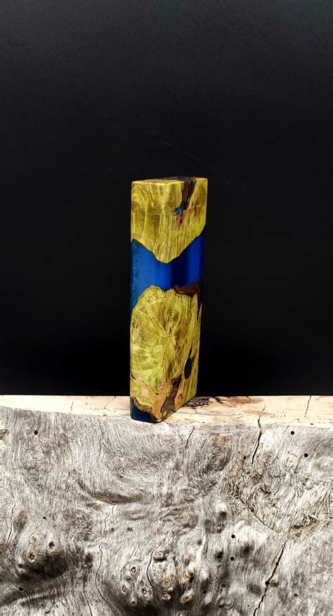 Case For Dynavap Cottonwood Resin Hybrid Luminescent Dovetail Woodwork