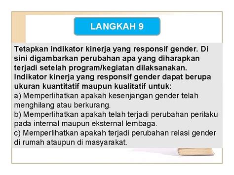 LANGKAHLANGKAH GENDER ANALYSIS PATHWAY GAP SEBAGAI SALAH SATU