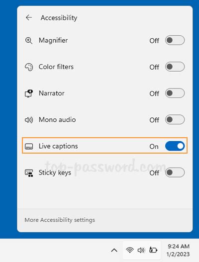 2 Methods To Enable Or Disable Live Captions In Windows 11 Password Recovery