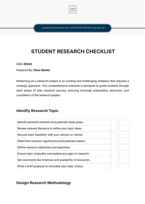 Free Classroom Checklist Template To Edit Online