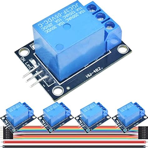 DAOKAI Pcs One Channel Relay Module KY V Relay Expansion Board High Level Trigger Pull In