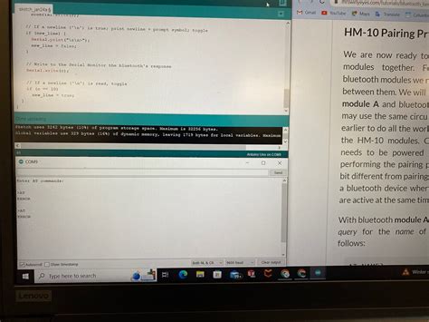 How To Have HM Bluetooth Modules Communicate Home Automation Arduino Forum