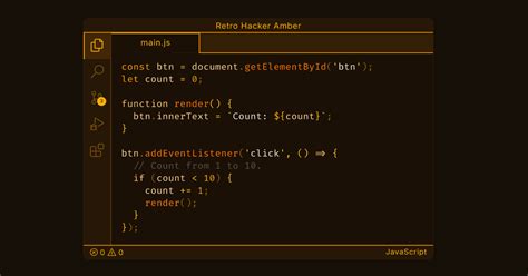 Retro Hacker Theme By Devxi Vs Code Themes
