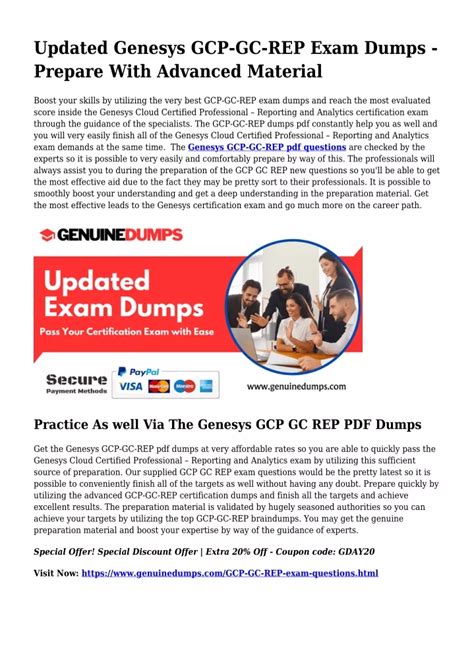 Ppt Gcp Gc Rep Pdf Dumps For Best Exam Success Powerpoint Presentation Id 12212679
