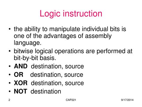 Ppt Logic Shift And Rotate Instructions Powerpoint Presentation