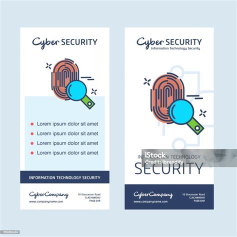 Cyber Security Banner Design Vector Stock Illustration Download Image