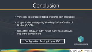 Configuration Testing With Docker TestContainers PPT