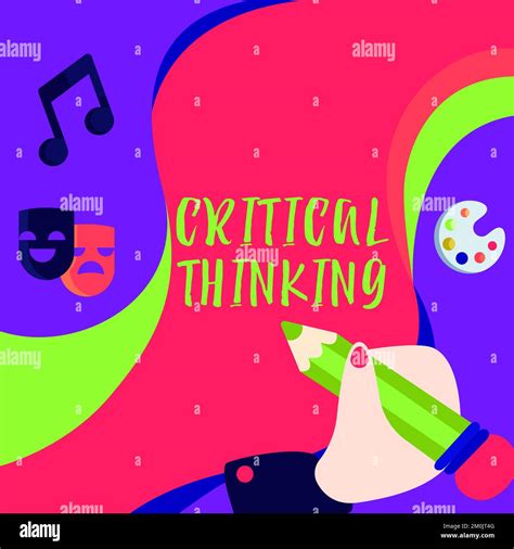 Conceptual Caption Critical Thinking Internet Concept Sequence Of Stages Of A Project Requiring