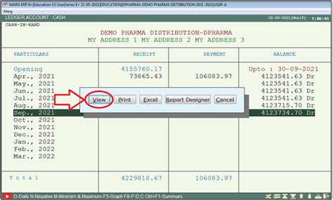 How To View Month Wise Cash Book In Marg Software