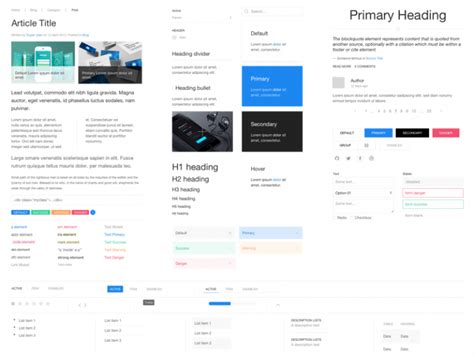 Get UI Kit Overview Free Sketch Resource Sketch Elements