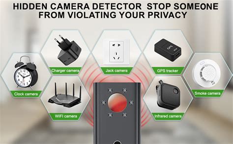 Tanhuken Hidden Camera Detectors Anti Spy Detector Hidden Devices Spy Camera Bug Rf