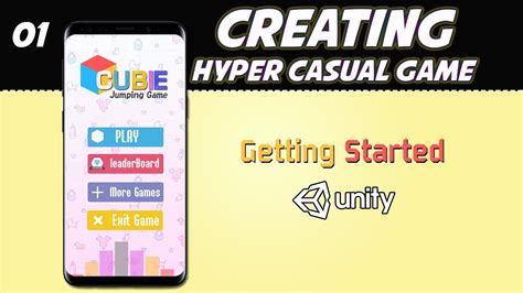 Unity 2D Hyper casual game - Jumping Cube (01) - YouTube