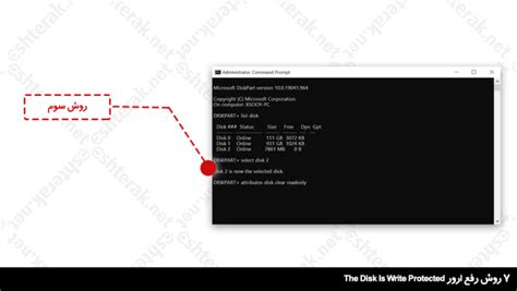 7 روش رفع ارور The Disk Is Write Protected تضمینی آموزش