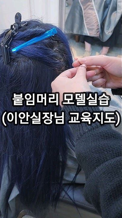 땋기붙임머리 모델교육중붙임머리교육 Youtube
