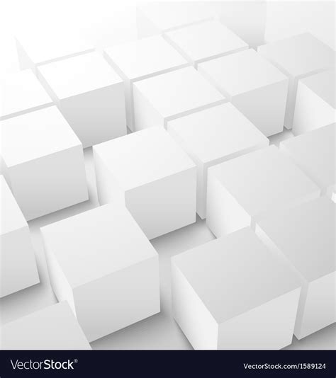 Abstract 3d Cube Background Royalty Free Vector Image