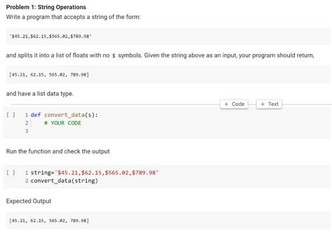 Solved Problem String Operations Write A Program That Chegg Com