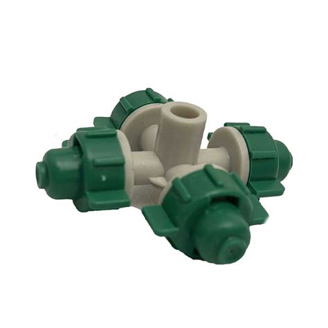 نازل مه پاش چهار نازله سبز پلاستیکی بدون رابط 6 میل پرسی کیا ثمین