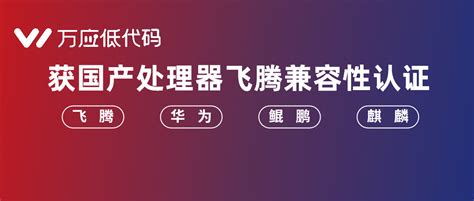 国产化认证｜万应低代码获国产处理器飞腾兼容性认证飞腾认证 Csdn博客