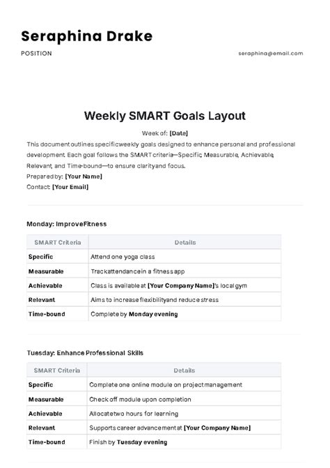 Free Smart Goals Case Management Template To Edit Online