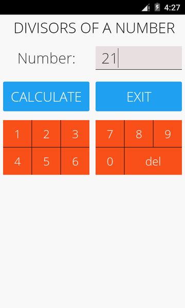 دانلود برنامه Divisors Of A Number اندروید بازار