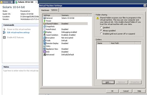 how to share the windows folders to vmware guest unixarena