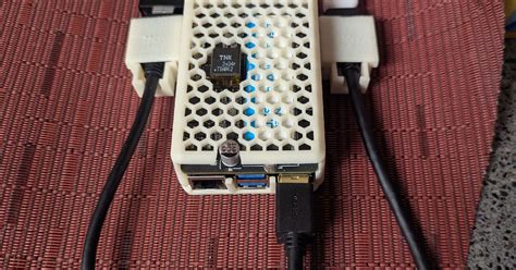 Raspberry Pi 5 Nvme Hat Case With Usb Extension Holders Snap Fit By