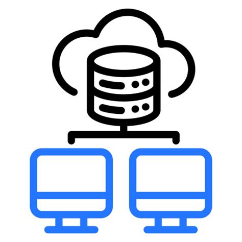 Server Generic Color Outline Icon