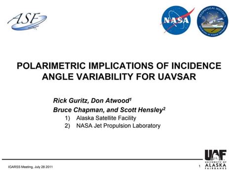 Polarimetric Implications Of Incidence Angle Variability For Uavsar Pptx
