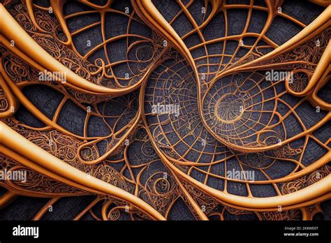 Fractal Geometric Shape With Detailed Structure An Illustration Of The
