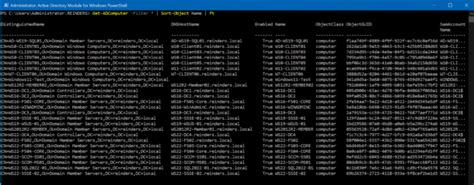 get adcomputer the powershell command for managing active directory