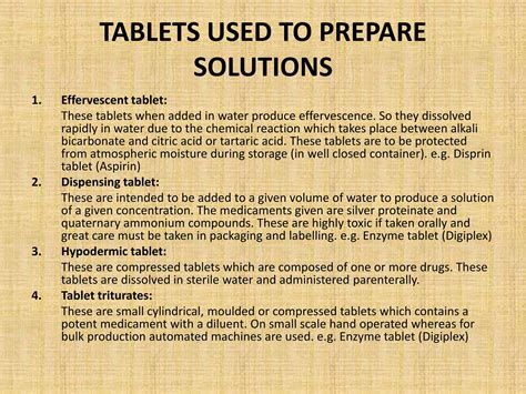 Tablet Introductionclassificationexcipientformulationtablets