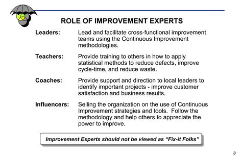 Continuous Improvement Strategy PPT