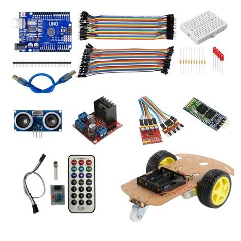 Arduino 2wd Engelden Kaçan Çizgi İzleyen Bluetooth Kontrollü Araç Seti