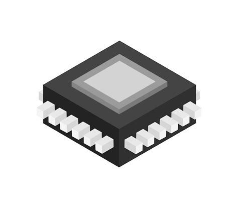Premium Vector Isometric Microchip