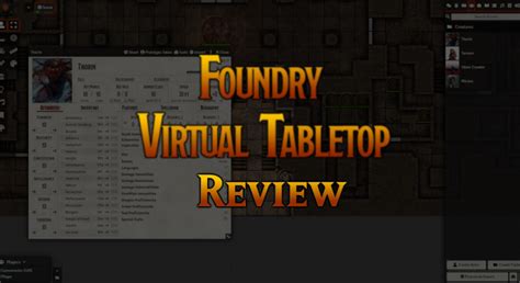 Foundry Vtt Review The Best Vtt Software The Dm S Journey
