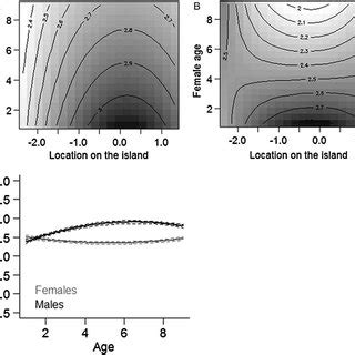 Relationship Between Body Condition And Location On The Island In The Download Scientific
