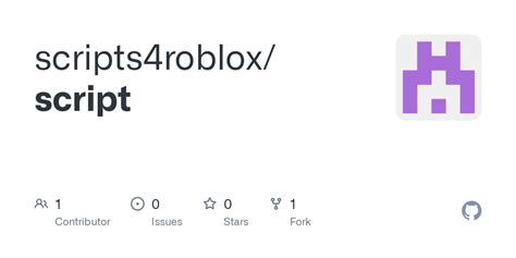 GitHub Scripts4roblox Script