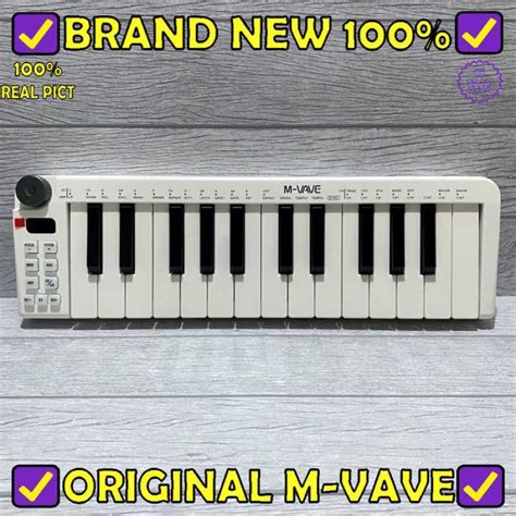 Jual M Vave Midi Keyboard Controller Bluetooth Smk 25 Mini 25 Keys Portable Di Seller Sunshop