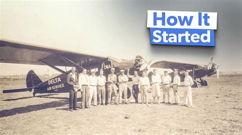 History Remembering The Flights That Got Delta Air Lines Up Running