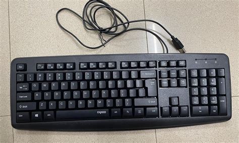 Rapoo Nk2600 Wired Keyboard Computers And Tech Parts And Accessories Computer Keyboard On Carousell