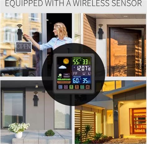 Diamond Weather Weerstation Draadloos Binnen En Buiten Met Sensor Voor Buiten Bol