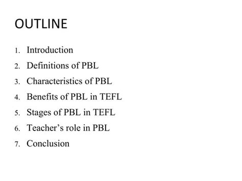 Project Based Learning Tchello And Erwin Ppt