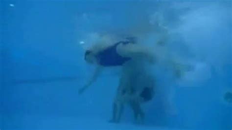 Cute Teen Wear Dissolve Swimsuit In Swimming Pool 04