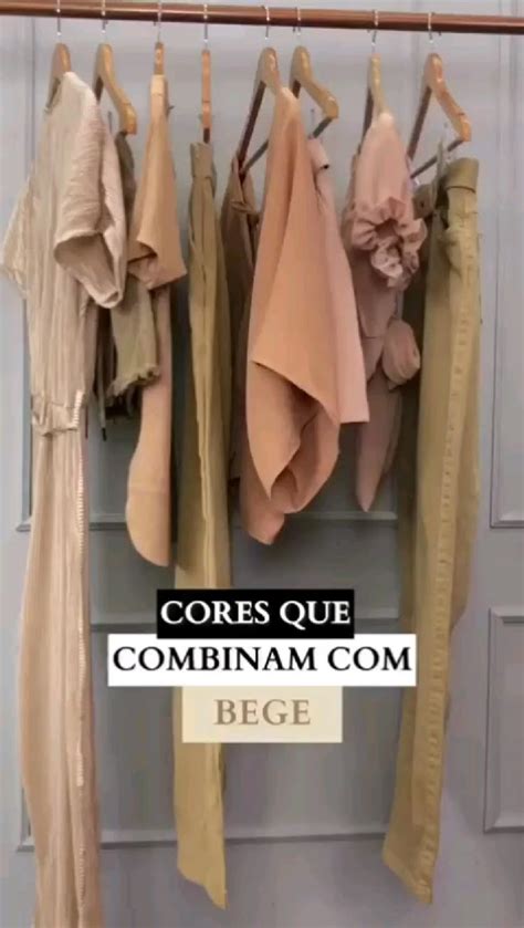Cores Que Combinam Com Bege Color Blocking Outfits Combinações De